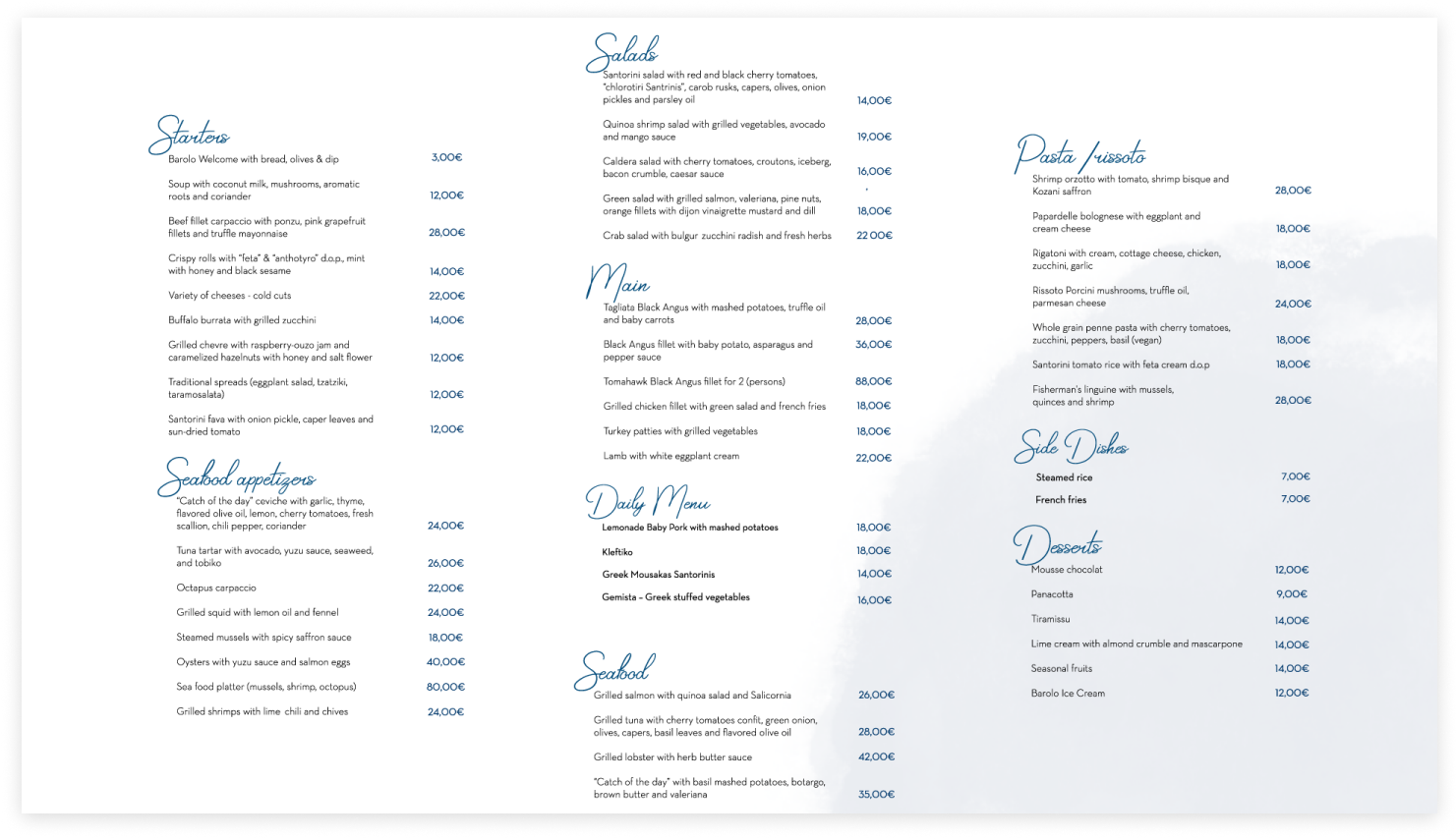 Barolo Restaurant Santorini | The ultimate culinary experience ...